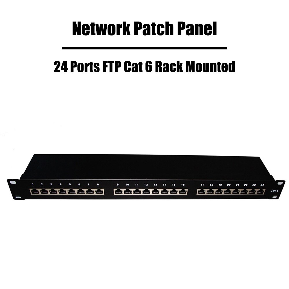 FTP Cat 6 Wall Mounted 24 Ports Patch Panel Networ... – Vicedeal