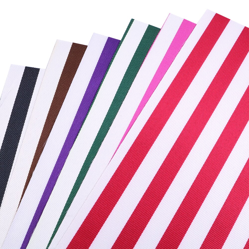 20*34cm Stripe Patterns Synthetic Leather Fabric S... – Vicedeal