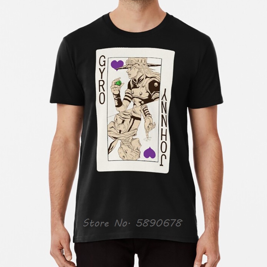 Gyro Zeppeli - Jack de corazones T camisa Johnny J... – Vicedeal