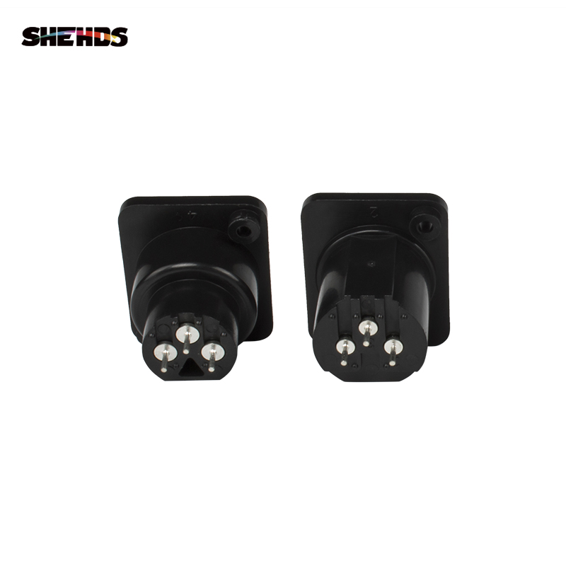 SHEHDS 2 teile/los Eisen/Kunststoff DMX512 Stecker... – Vicedeal
