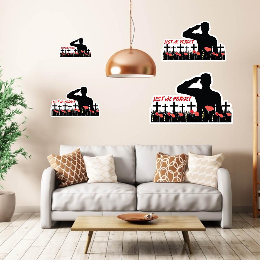 Poppy Flower Sticker Influential British Soldiers ... – Vicedeal