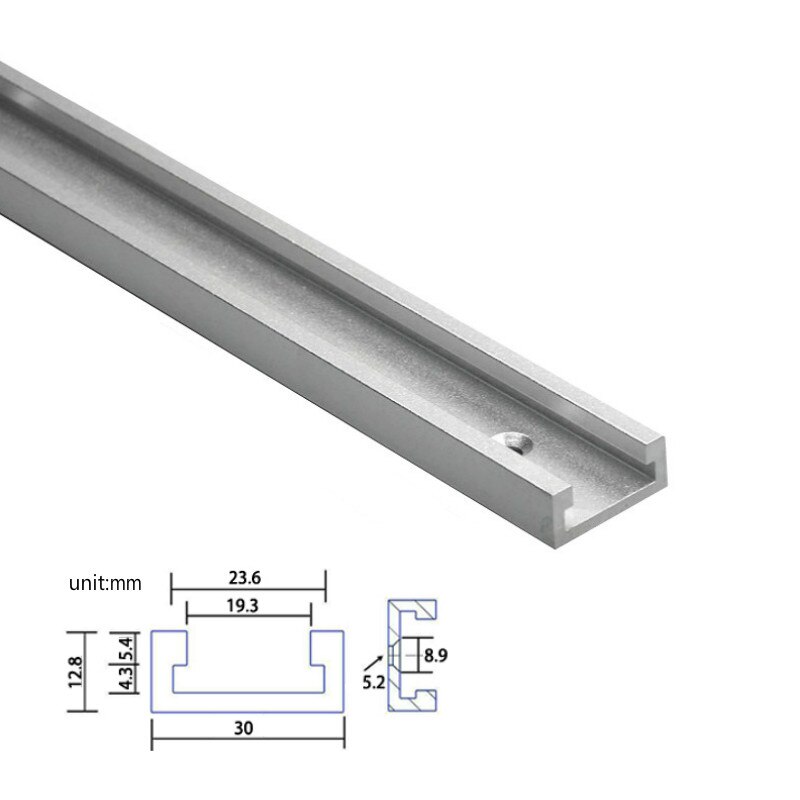 Type-30 Woodworking T Track Slot 30-80cm Aluminium... – Grandado