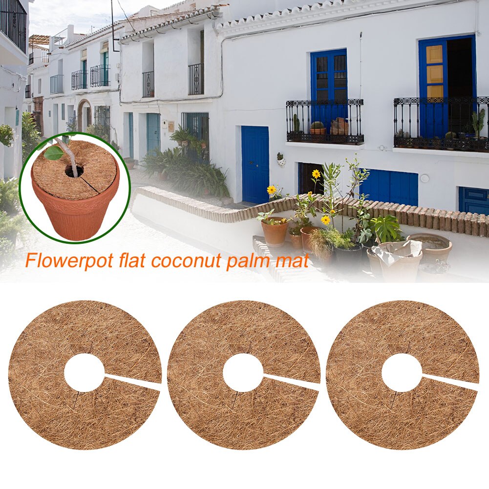 3 uds. Maceta de disco para balcón maceta 30cm cés... – Grandado