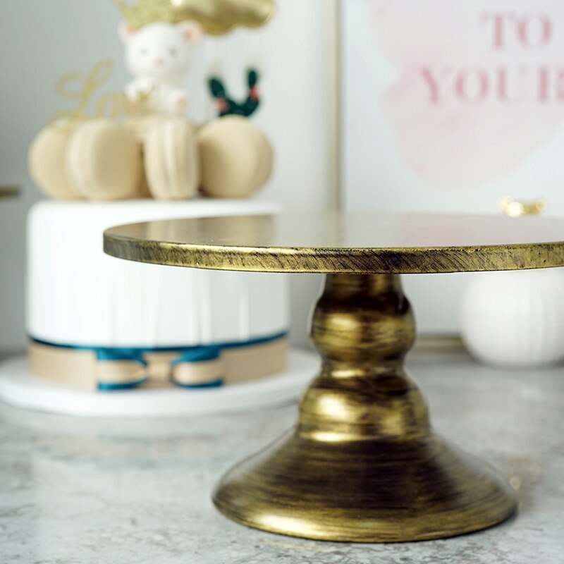 SWEETGO 8 inch Cake stand dessert decoreren goud m... – Grandado