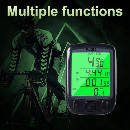 Sunding SD563 Fiets Km Snelheidsmeter Waterdichte ... – Grandado