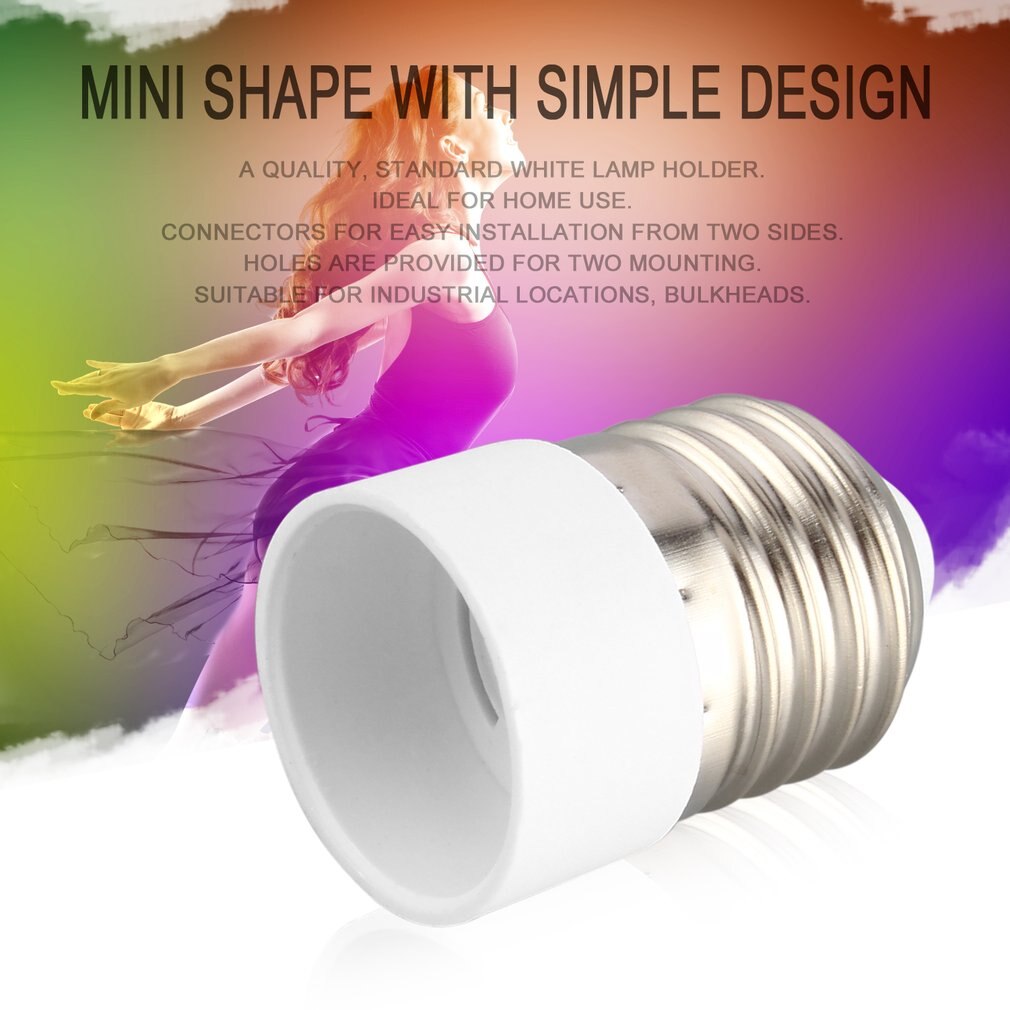 E27 to E14 Socket Light Bulb Lamp Holder Adapter P... – Vicedeal