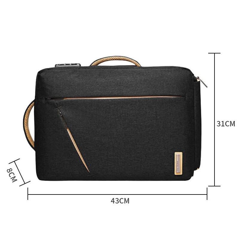Multifunction Anti-theft Business Briefcase Men Wa... – Vicedeal