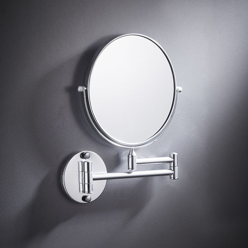 Nail Free Universal Rotation Bathroom Mirror Doubl... – Vicedeal