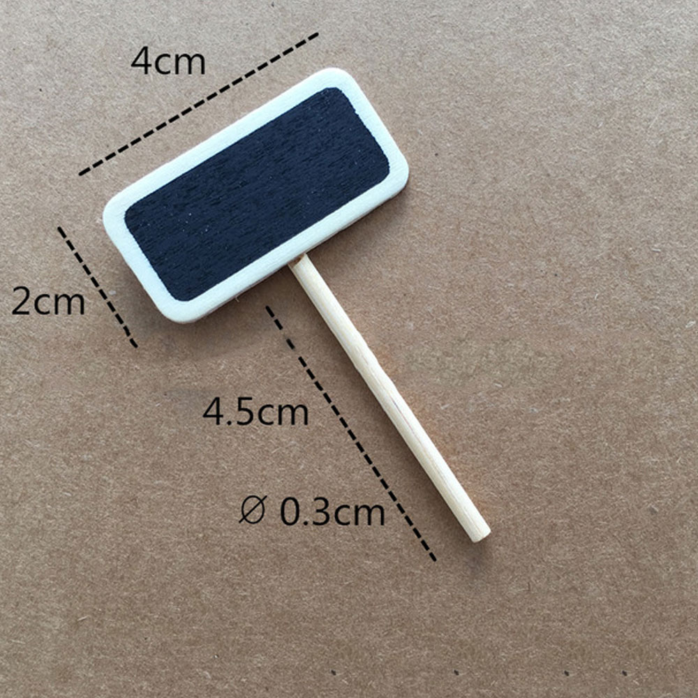 50PCS/set Mini Blackboard Chalkboard Rectangle Cli... – Grandado