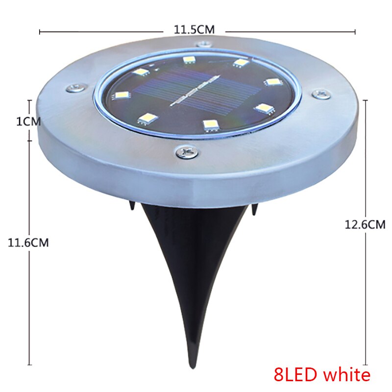 Waterproof Solar Power Ground Buried Lights Floor ... – Grandado