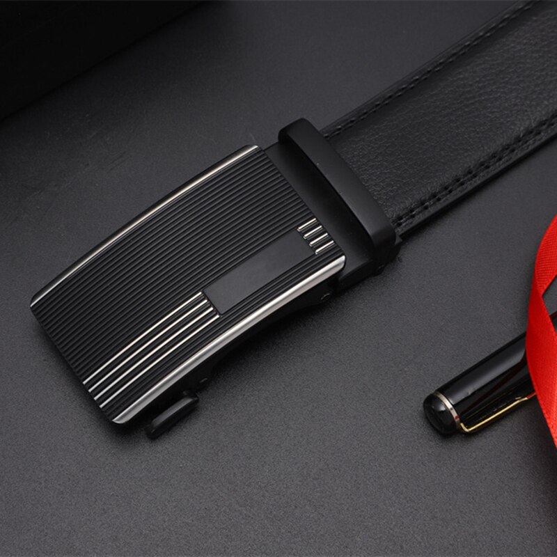 Male Belt Automatic Buckle Belt PU Leather Belts F... – Vicedeal