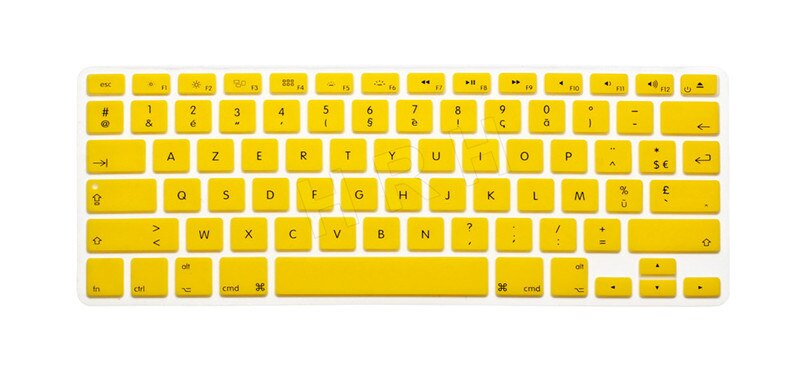 HRH AZERTY French Language Silicone Keyboard Cover... – Grandado