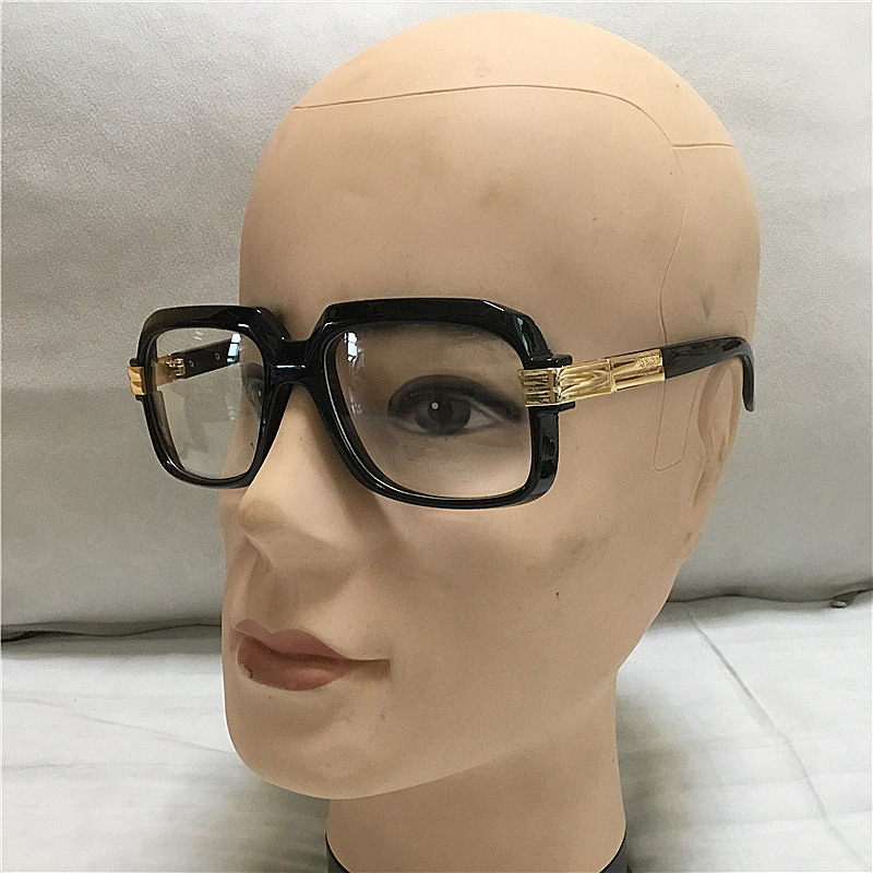 KAPELUS Men and women square sunglasses black flat... – Grandado