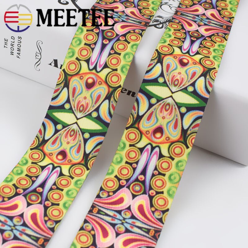 Möte 3/5/10 meter 38mm polyester utskrift web jacq... – Grandado