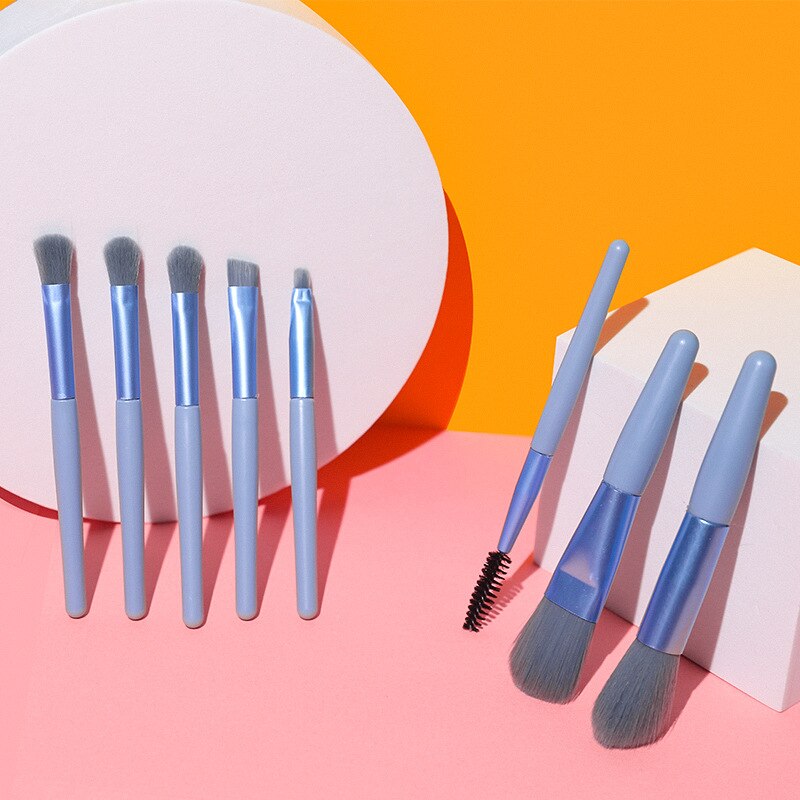 8 Stuks Mini Make-Up Kwasten Set Foundation Oogsch... – Grandado