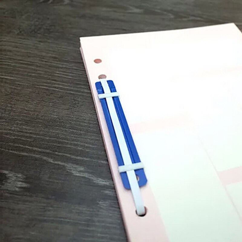 50 stk papirfester farge plast innbindingsklips lø... – Grandado