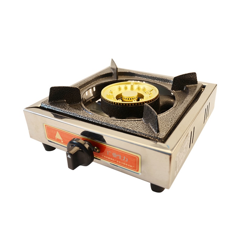 Stainless steel small square hearth gas stove – Grandado