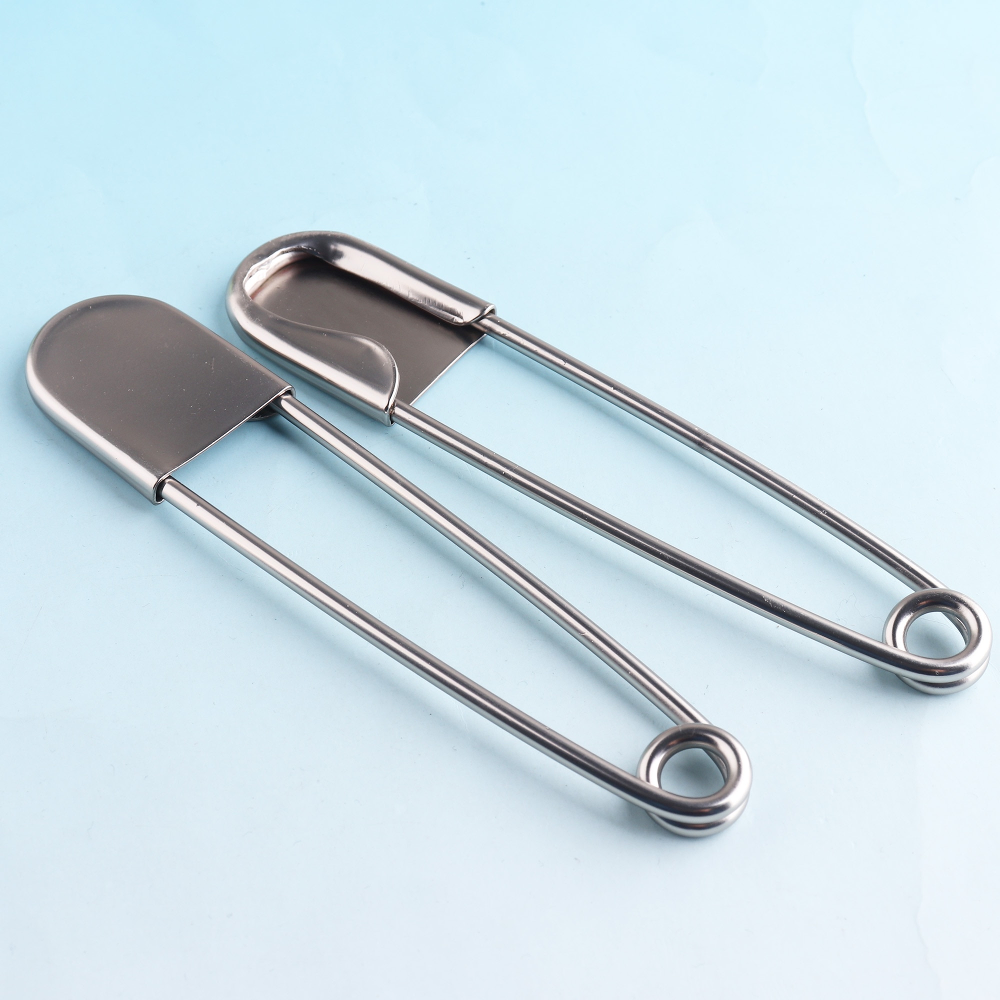 Matte Silver Safety Pins 128mm Shawl Pins Giant Ju... – Grandado