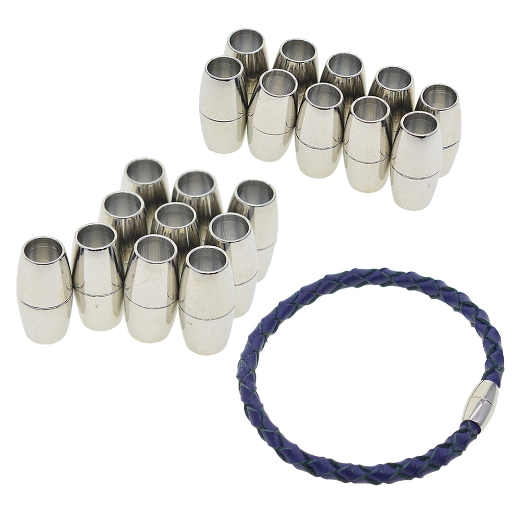 20x Barrel Tube Magnetic Clasp Closure Cap Round L... – Vicedeal