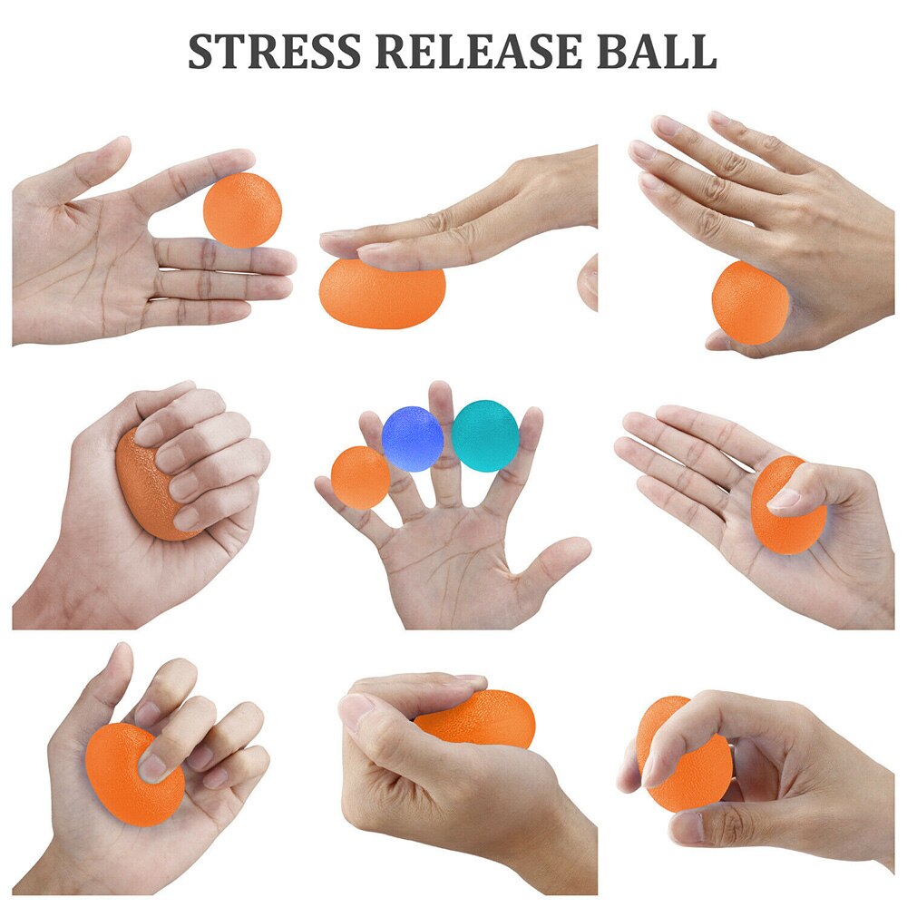 Colorful Hand Therapy Finger Exercise Grip Ball Eg... – Grandado