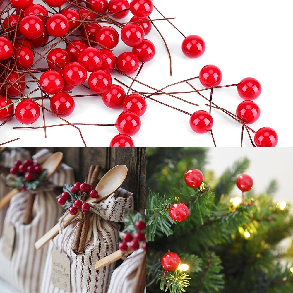 100 Pcs/lot Artificial Small Berries Cherry Mini A... – Grandado
