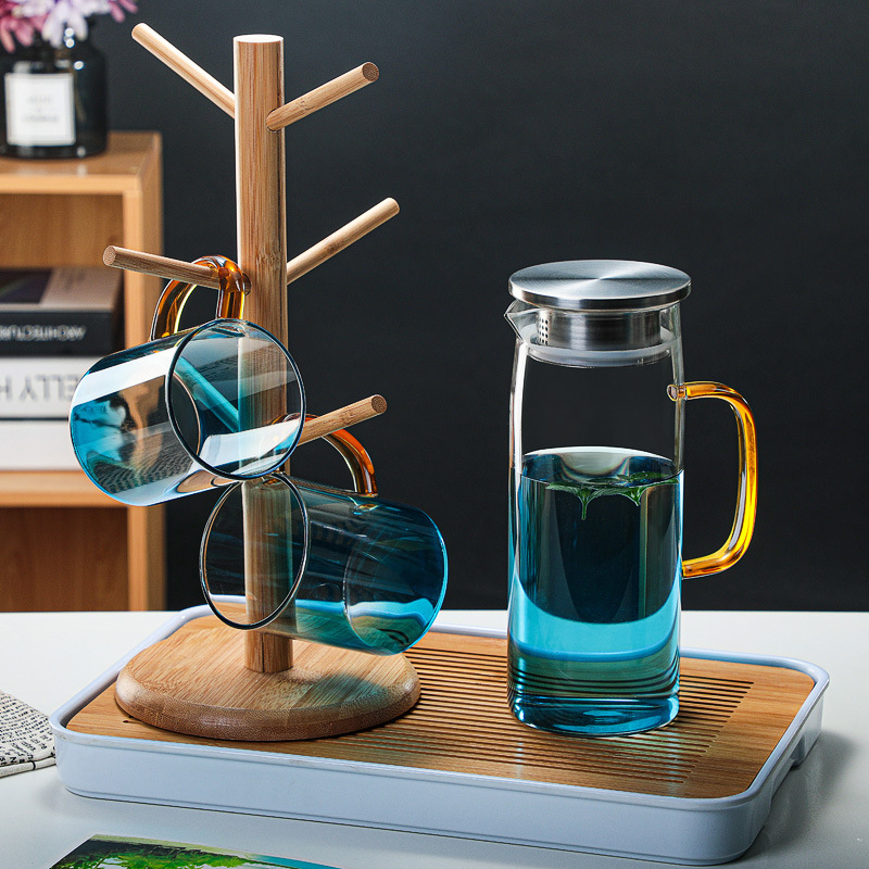 Thickened Glass Cold Water Pot Style Household Flo... – Grandado