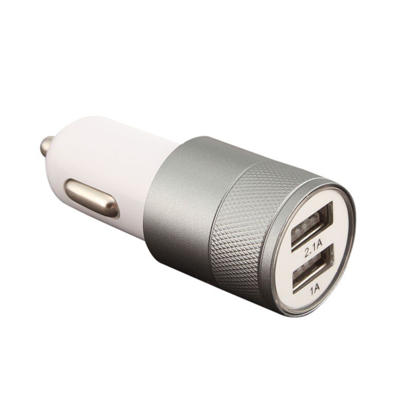 Stilig mini universal dual usb dual-port bil sigar... – Vicedeal