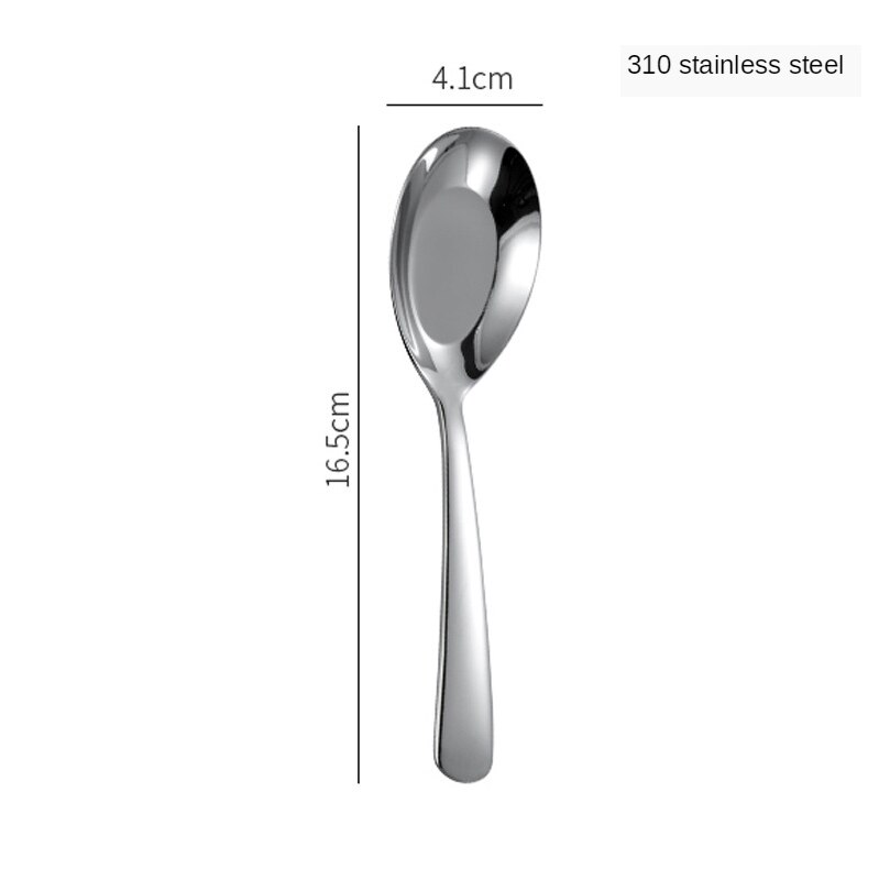 304 Roestvrij Stalen Lepel J Titanium-Plated Goude... – Grandado