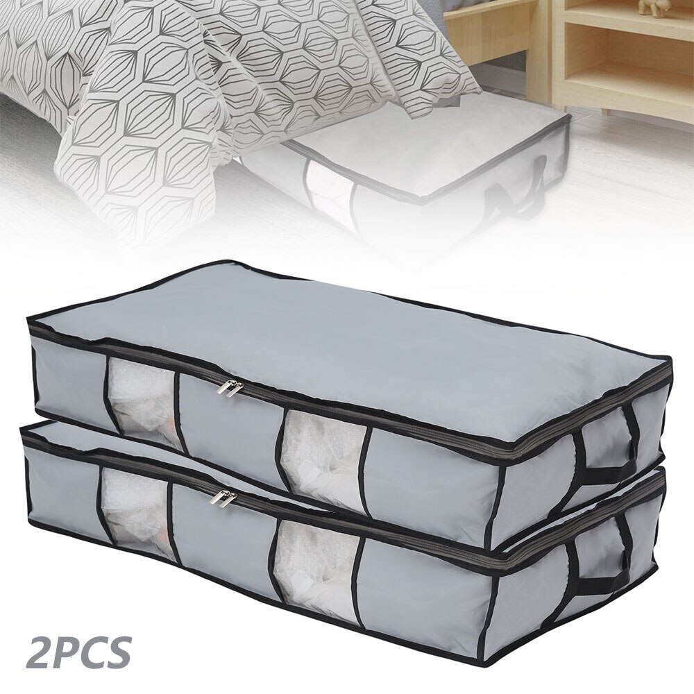 2Pcs Non-Woven Underbed Storage Cabinet Organizer ... – Grandado