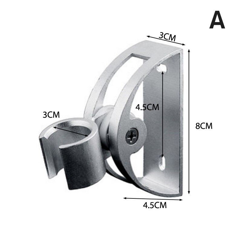 Adjustable Aluminum Shower Base Holder Wall Gel Mo... – Grandado