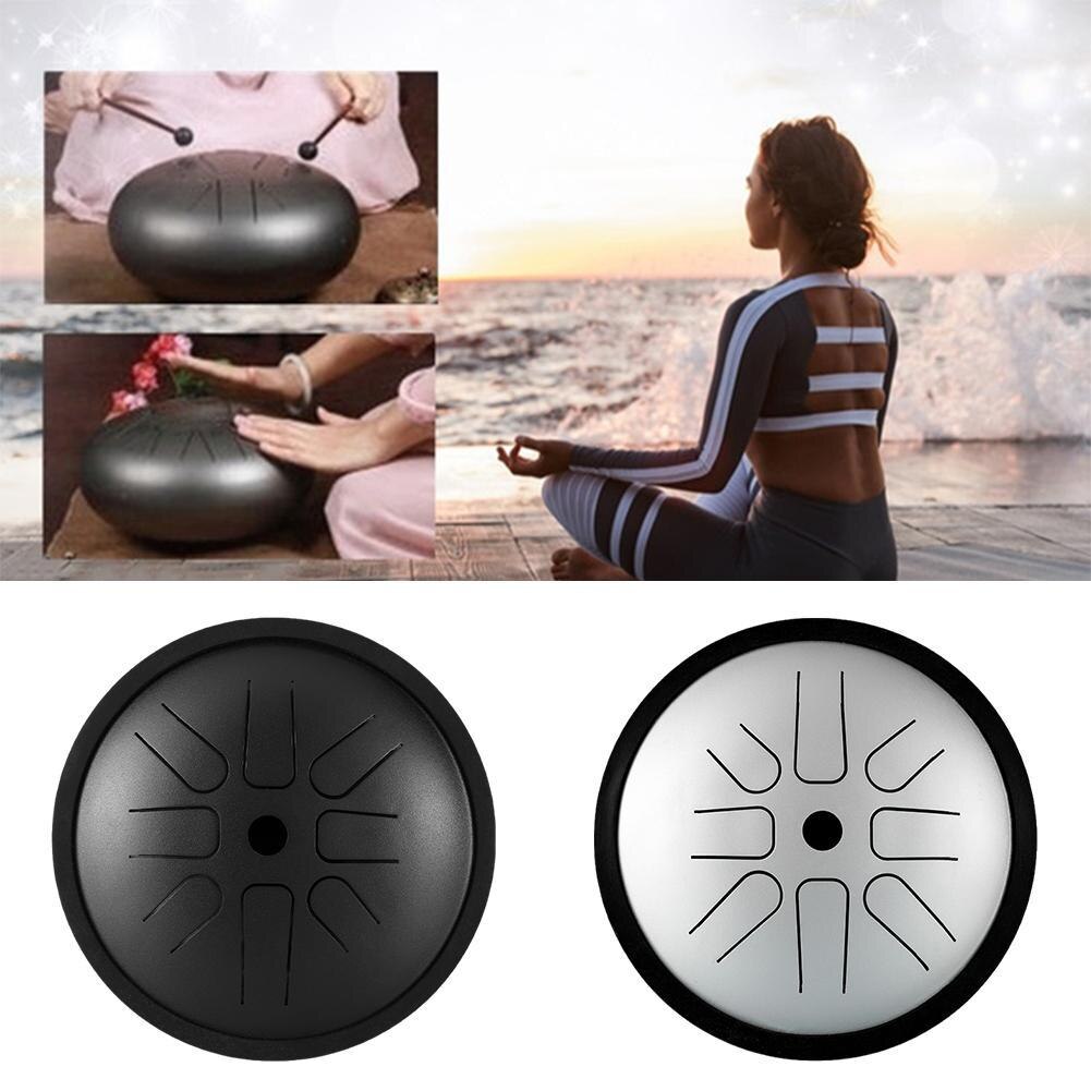 6Inch 8 Note Staal Tong Drum Handpan Drum Met Hame... – Grandado