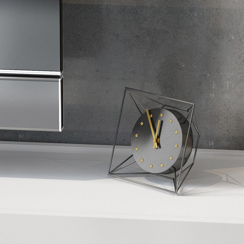 Retro Clock Desk & Table Analog Clock Battery Oper... – Grandado