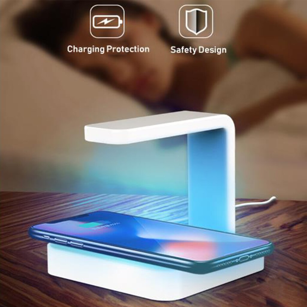 2 In 1 Qi Wireless Cell Phone Charger 10W UV Steri... – Grandado