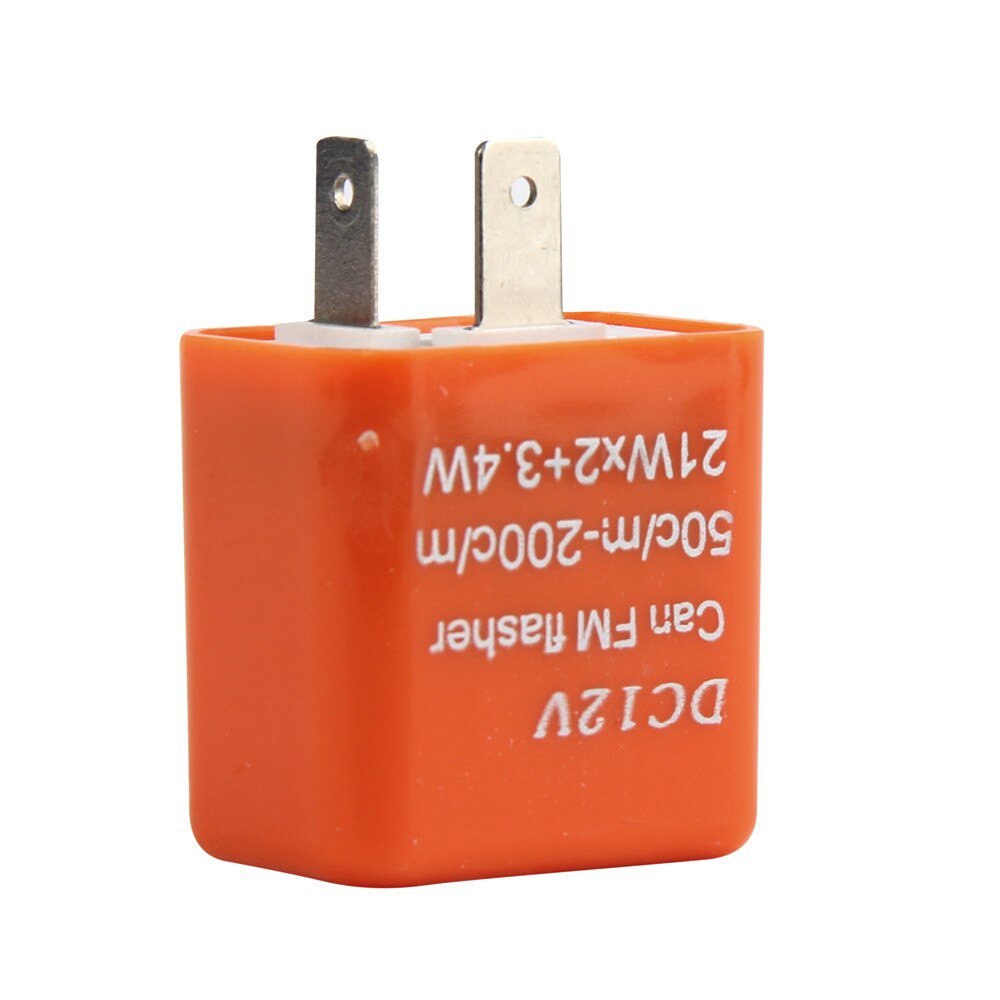 2 Pin 12V 2 Pin Adjustable Frequency LED Flasher R... – Grandado