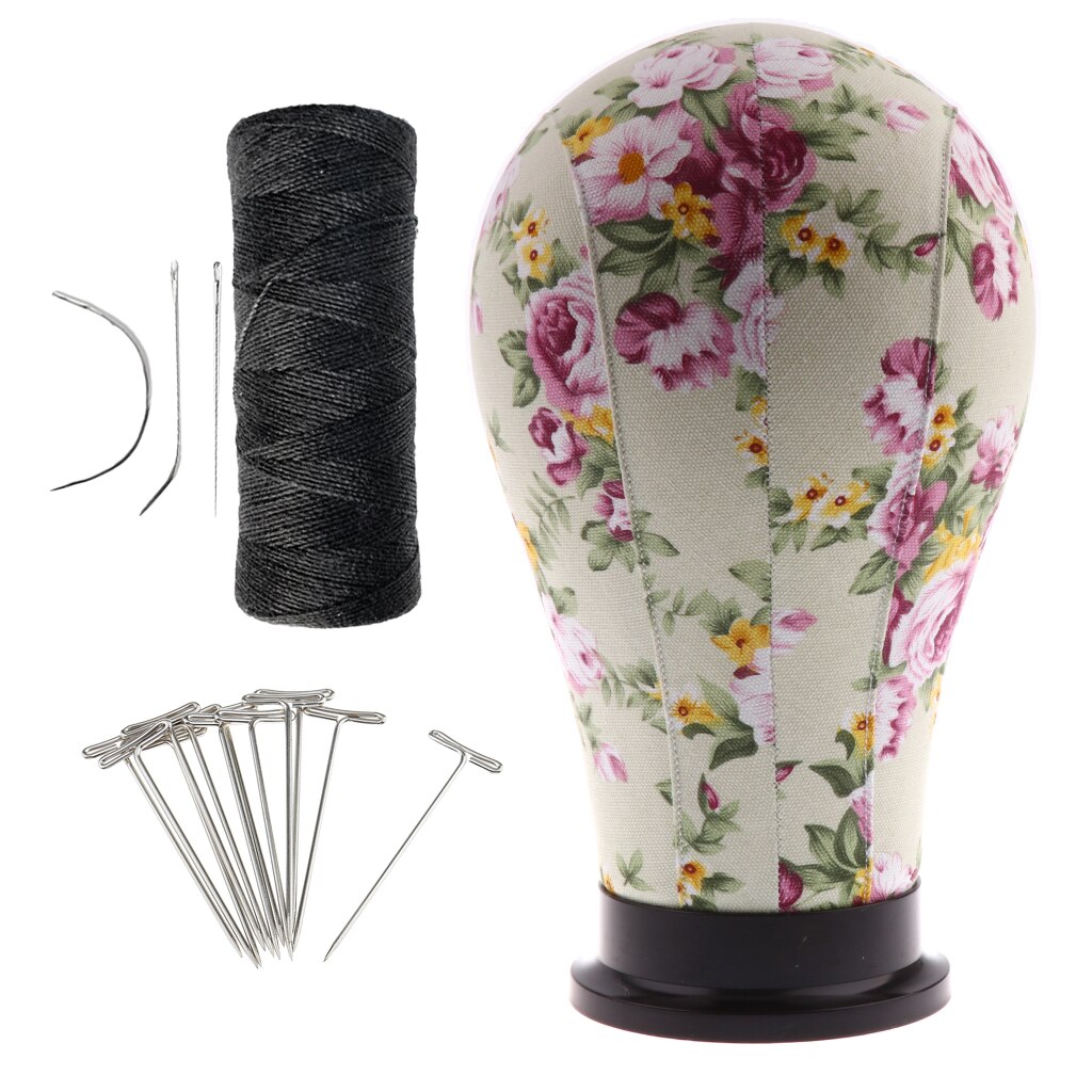 Mannequin Model Cork Head Canvas Cover Wig Making ... – Vicedeal