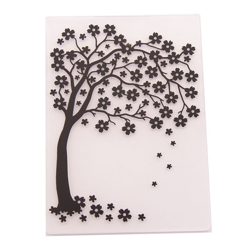 Plastic Tree Embossing Folders DIY Plastic Scrapbo... – Grandado