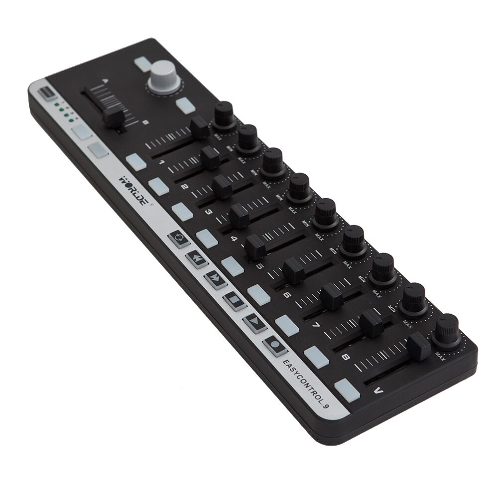 Mini USB 9 Portable MIDI Slim-Line Controller 4 Pr... – Vicedeal