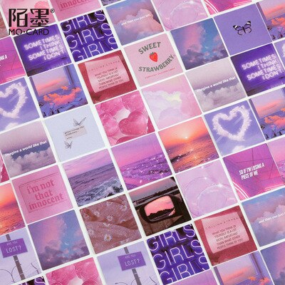 46 Pcs Roze Moon Leuke Sticker Diy Decoratieve Dag... – Vicedeal