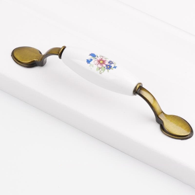 Retro Ceramic Door Handles Chinese style European ... – Vicedeal