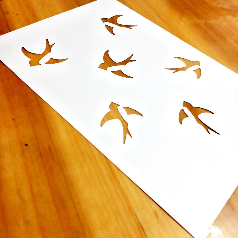 1piece A4, Swallow Stencil,Reusable Flying Birds t... – Vicedeal