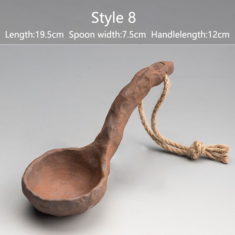 Creativity Coffee Tea Spoons Hand-made Ceramics Re... – Grandado