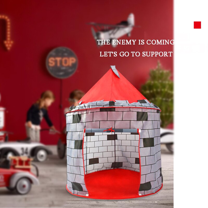Boy knight castle Kid outdoor Tent Games House Por... – Grandado