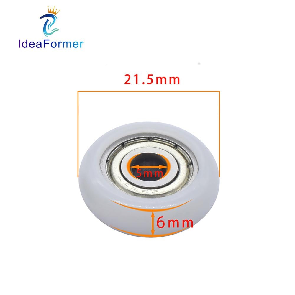 10Pcs 3D Printer 625ZZ POM Bearings Round Roller W... – Grandado