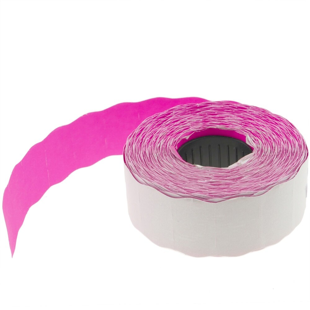 PrimeMatik-roll coil 800 pink adhesive labels 22x1... – Vicedeal