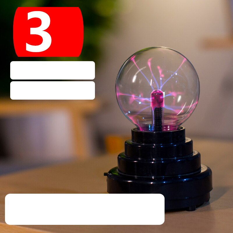 Novelty Lightings Glass Magic Plasma Glass Ball Li... – Grandado