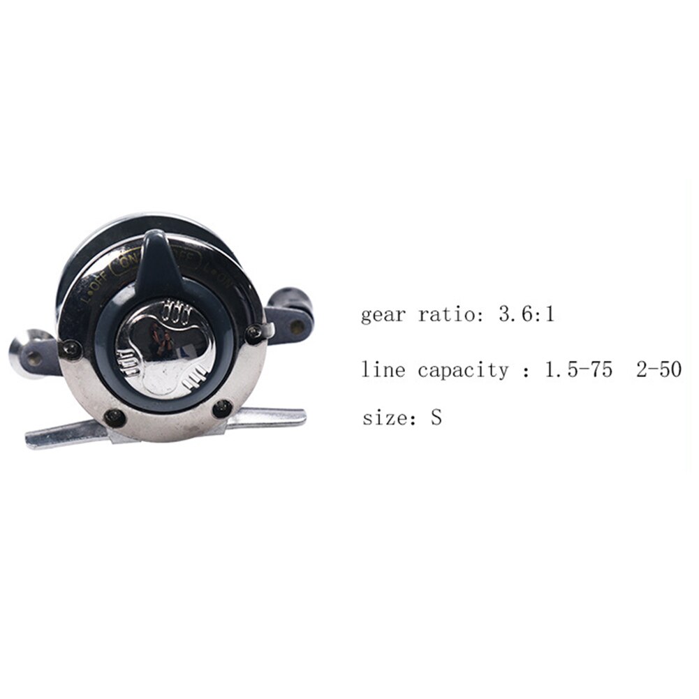 Winter Mini Metalen Drum Baitcasting Reel Fishing ... – Vicedeal