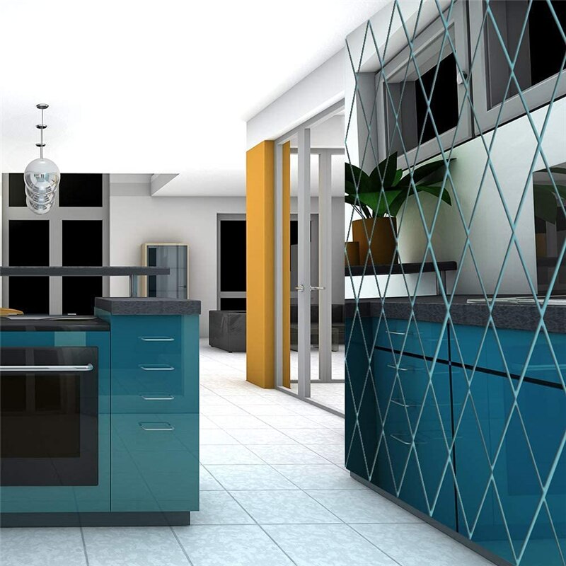 Removable Diamond Shape Acrylic Mirror Wall Sticke... – Grandado