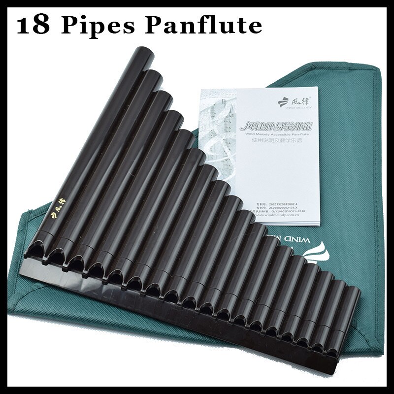 18 Pipes Panflute Musical Instrument Panpipe Trans... – Vicedeal