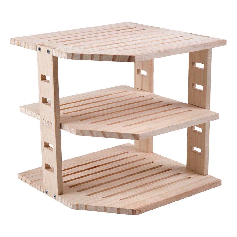 Home Bamboo Countertop 3 Tier Spice Shelf Organize... – Grandado