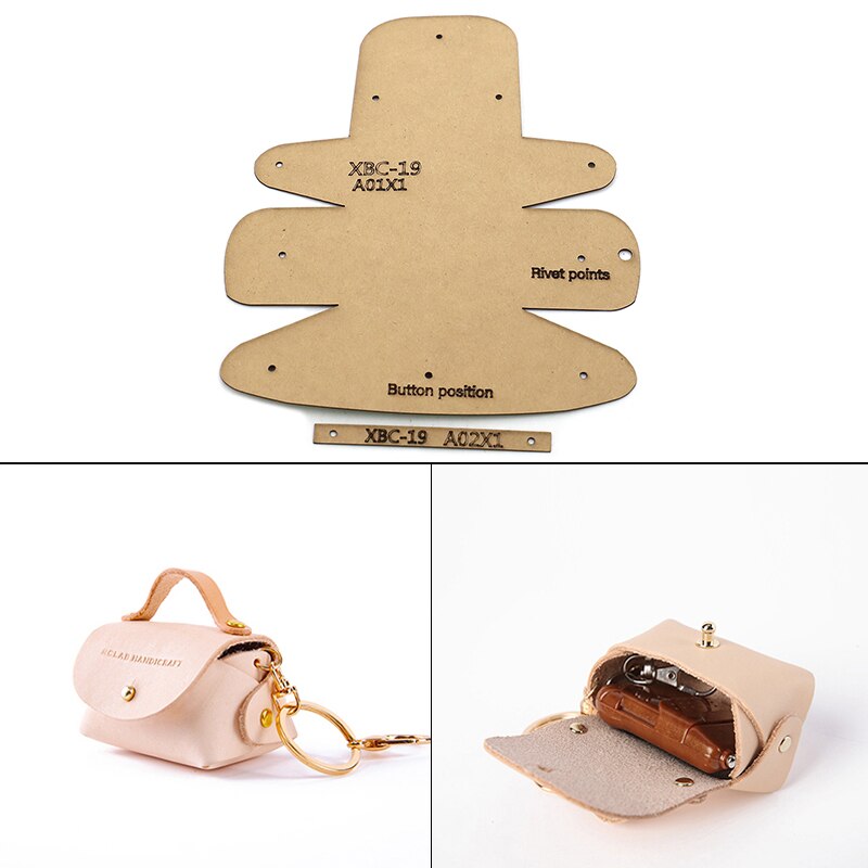 Leather Craft Personality Coin Purse Coin Bag Sewi... – Grandado